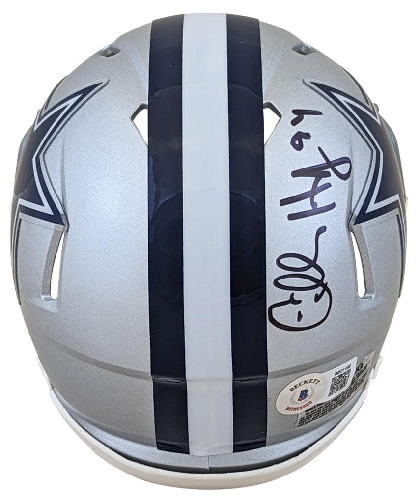Cowboys Charles Haley Authentic Signed Speed Mini Helmet W/ Case BAS W ...