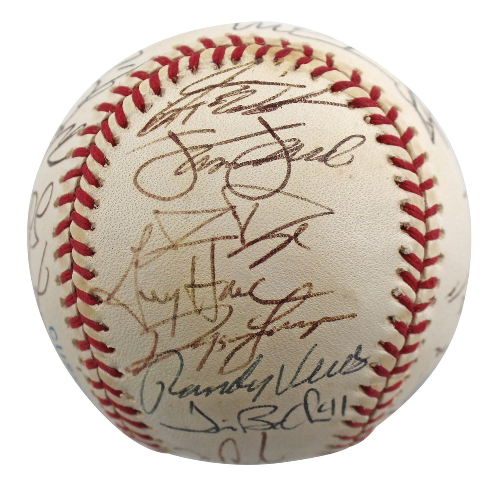 1997 Royals (28) Luzinski, Damon, Dye +25 Signed Budig Oal Baseball BA ...