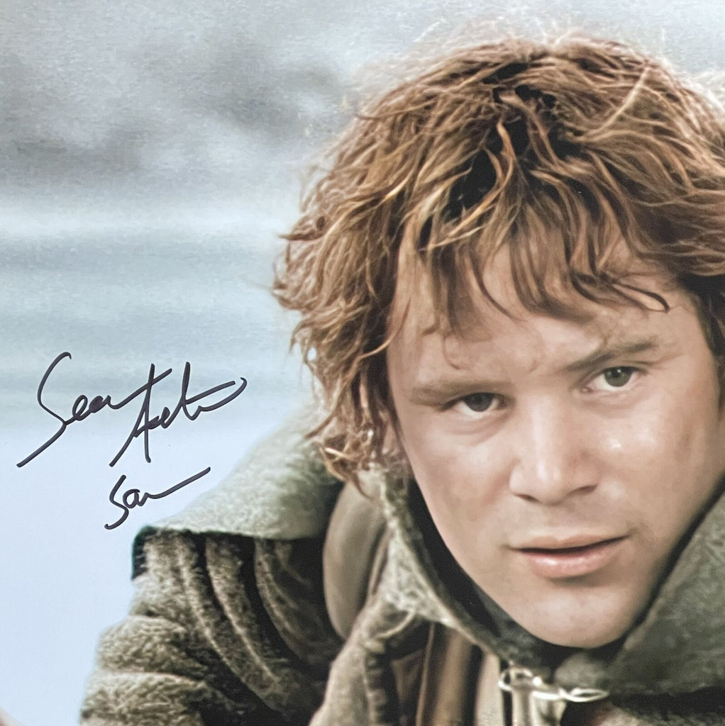 Sean Astin Elijah Wood Signed Lord of the Rings 16x20 Photo Beckett 42 ...